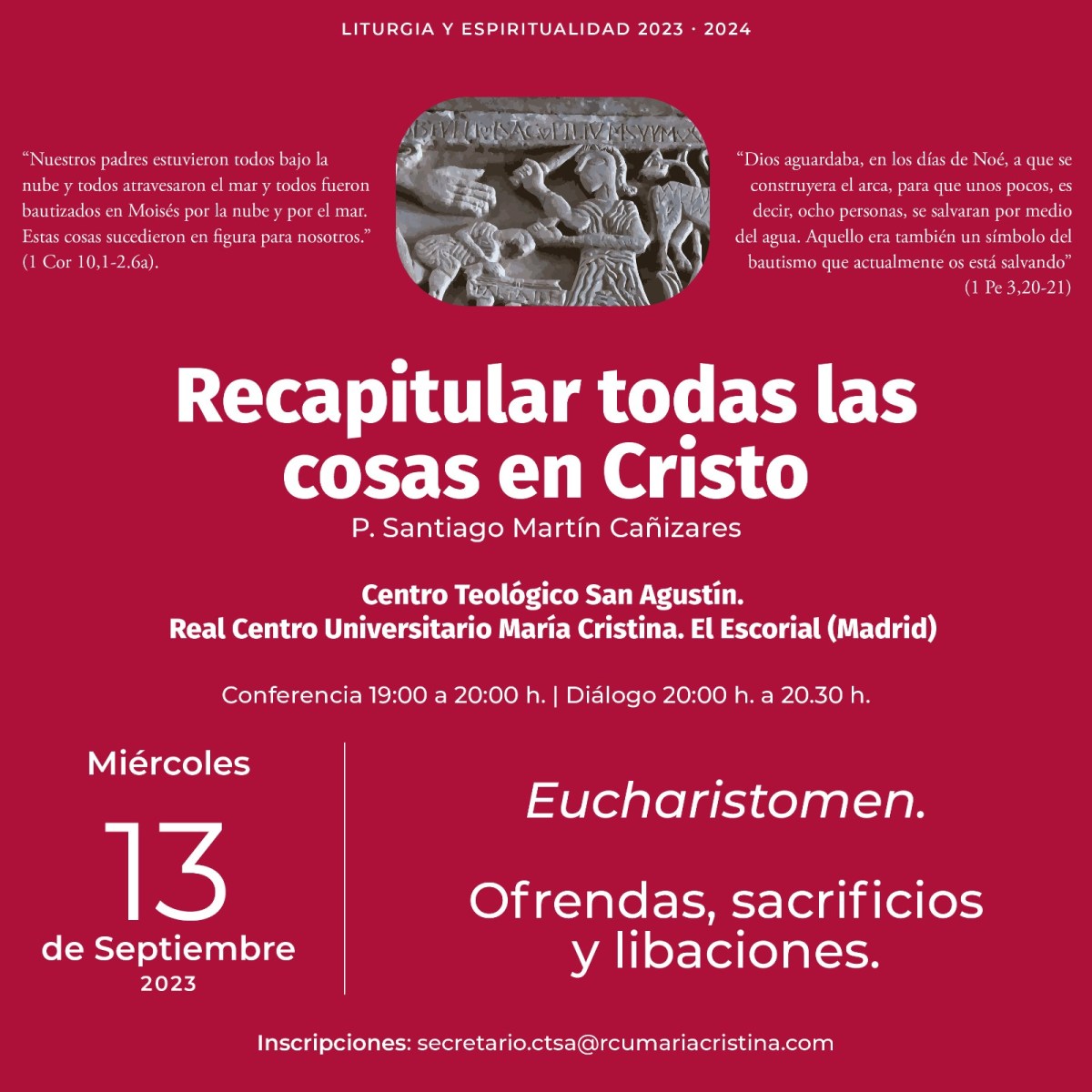 Eucharistomen. Ofrendas, Sacrificios y Libaciones. – Liturgia con Espíritu